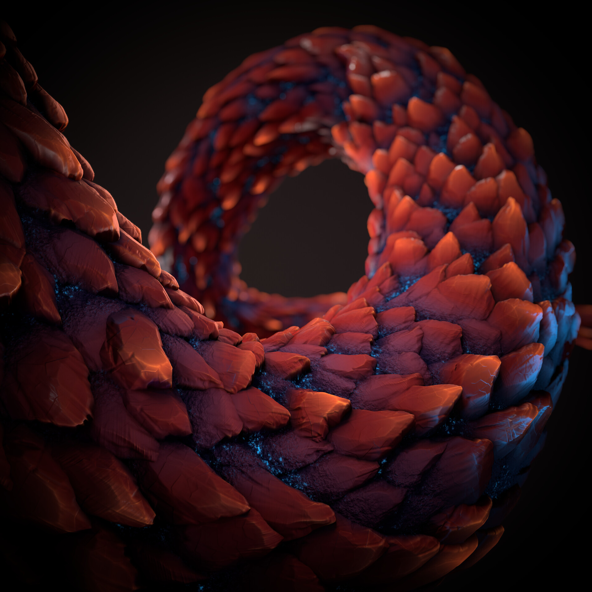 ArtStation - Dragon scale material