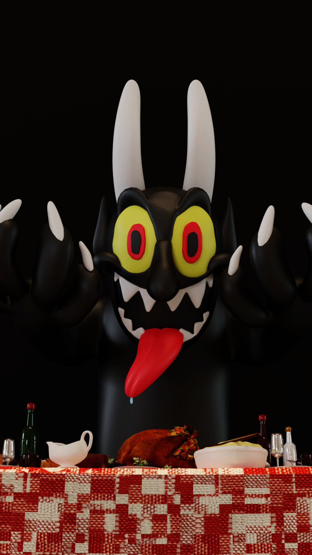 ArtStation - THANKSGIVING DEVIL 3D CHARACTER