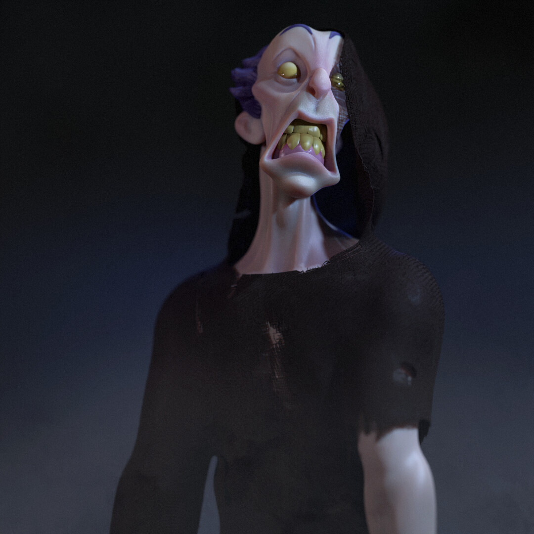 ArtStation - Stylized Scary Man