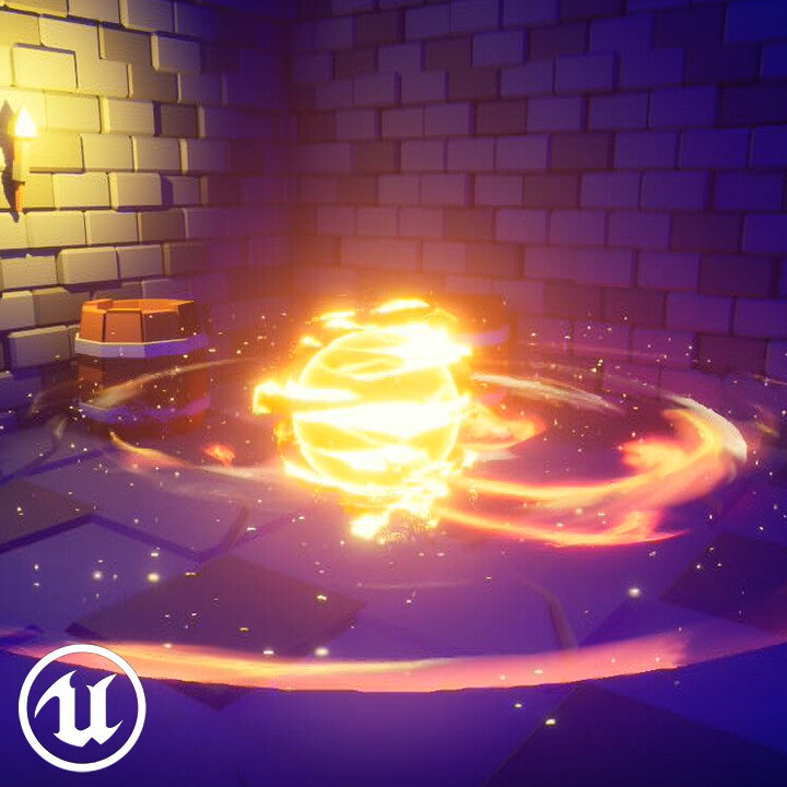 ArtStation - VFX Fire ball