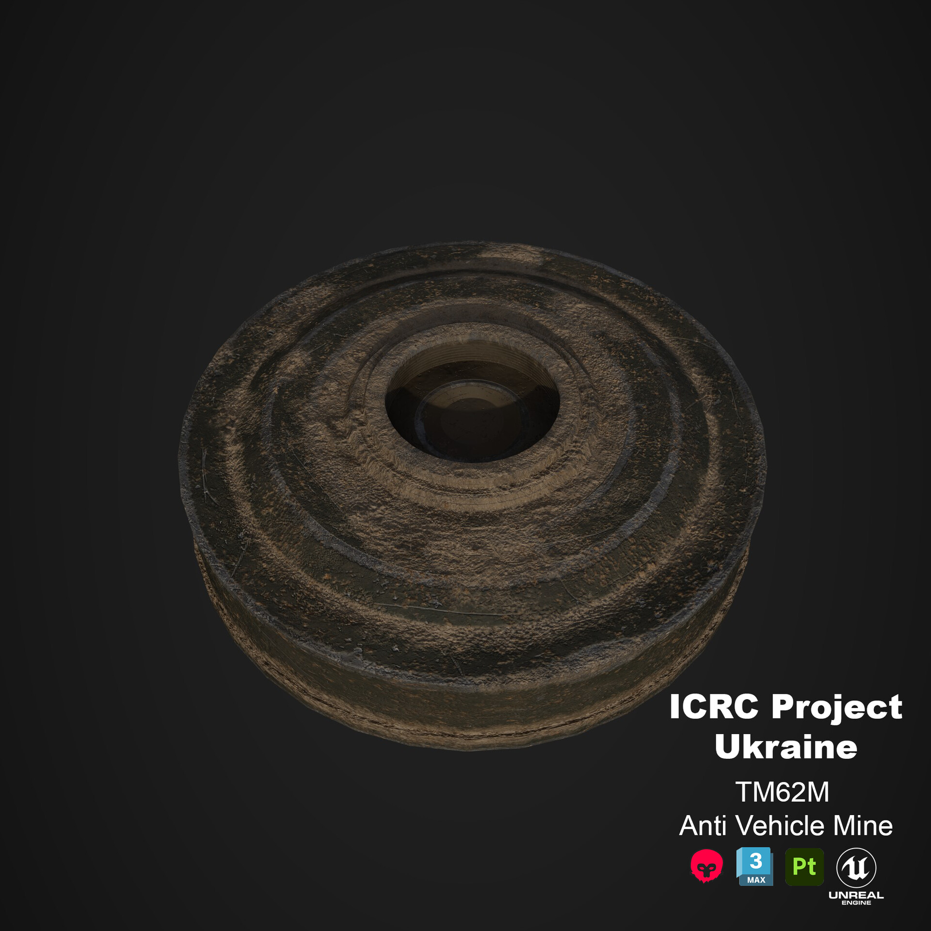 ArtStation - ICRC Ukraine Project | TM62M Mine UXO