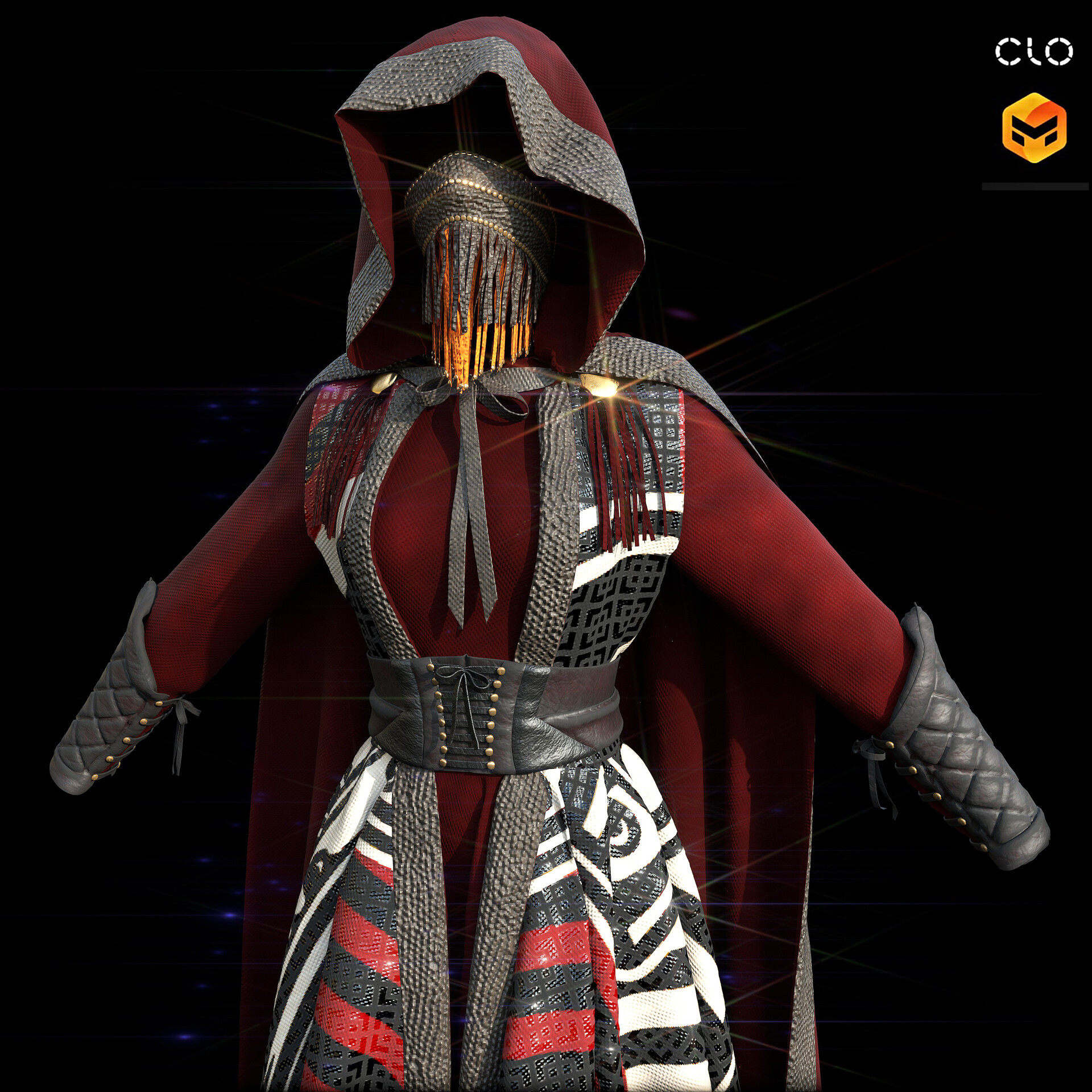 ArtStation - WARRIOR WOMAN. MD,CLO3D,ZPRJ+OBJ+FBX