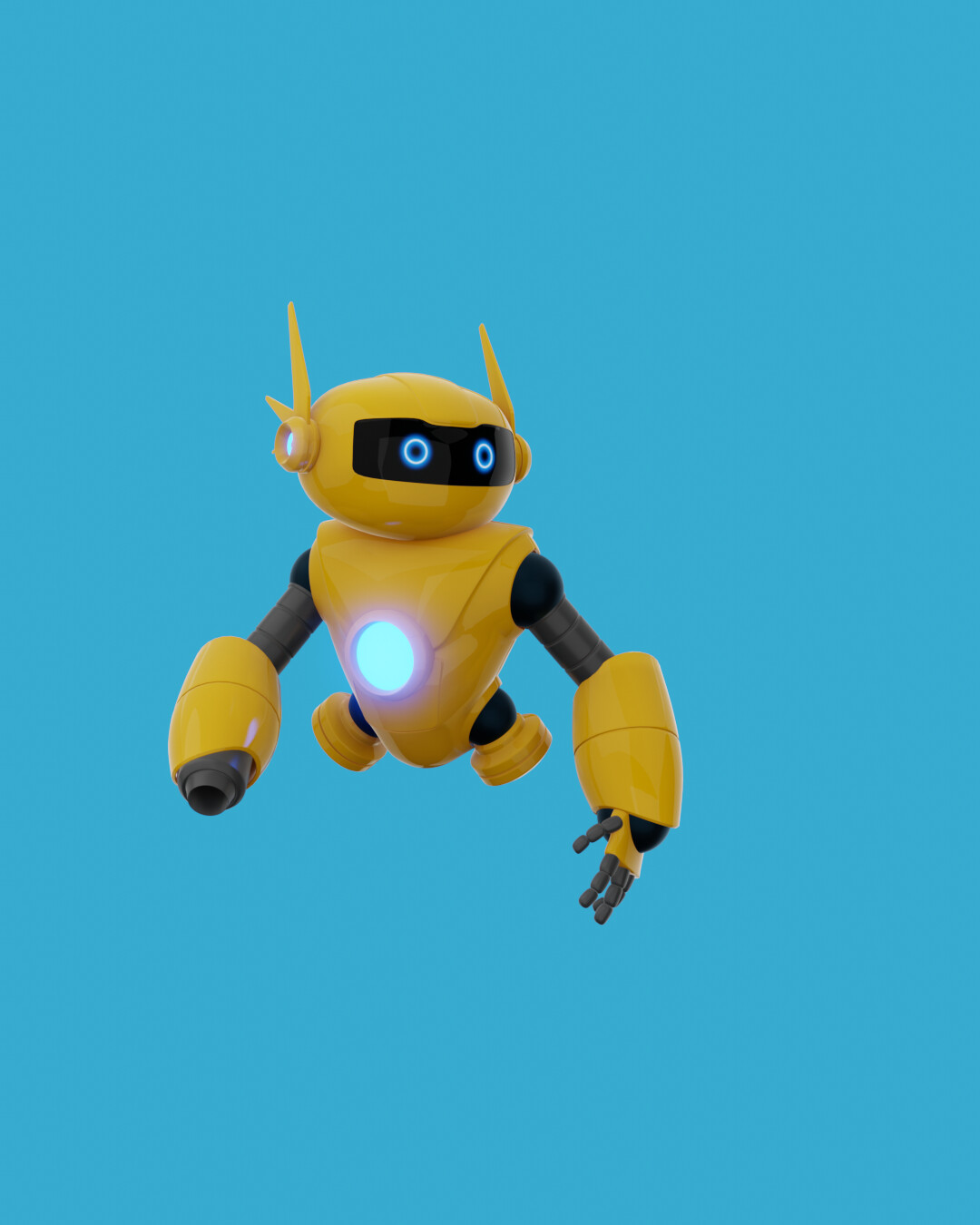 ArtStation - Robot animation on blender