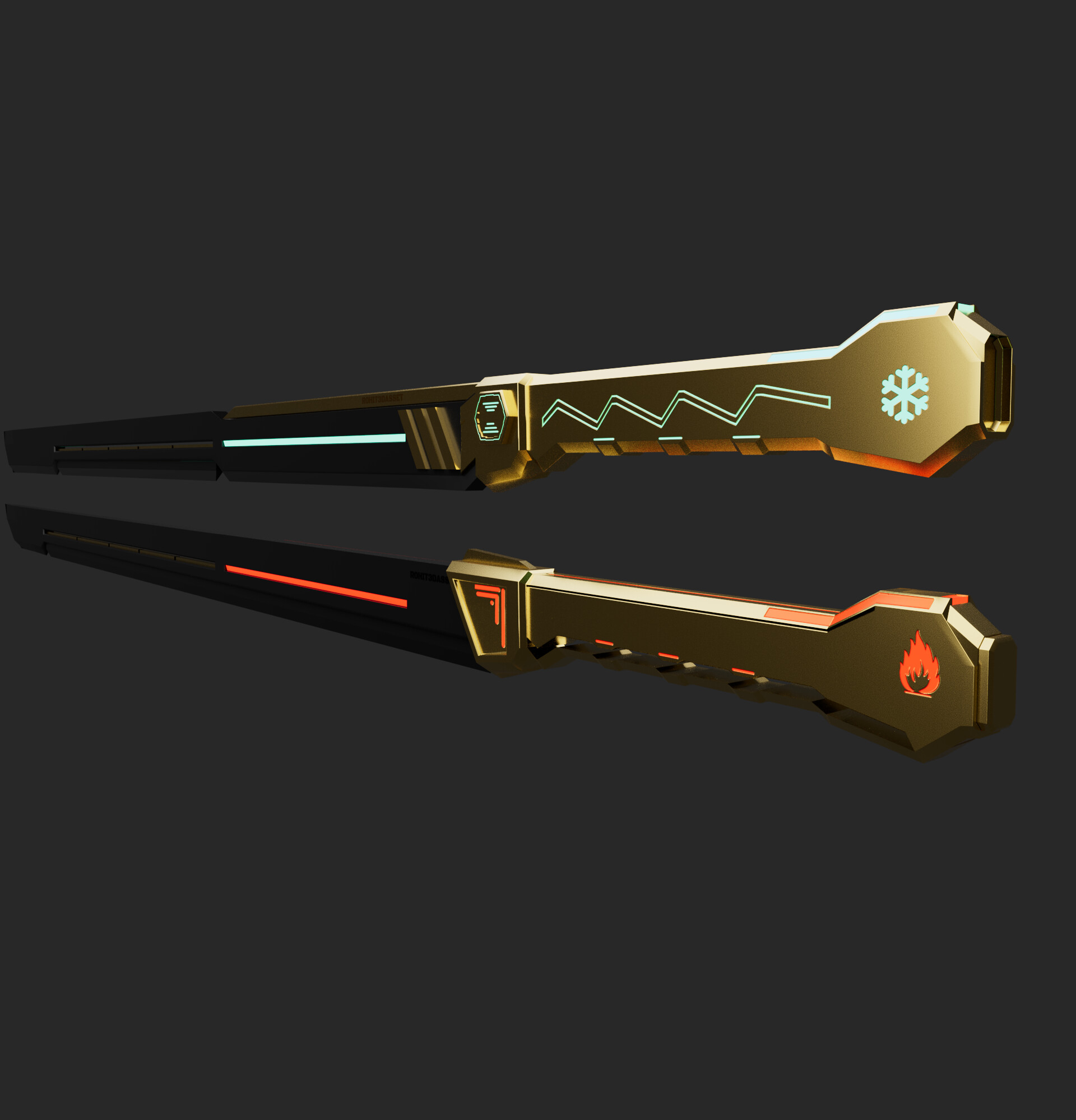 ArtStation - Elemental Swords