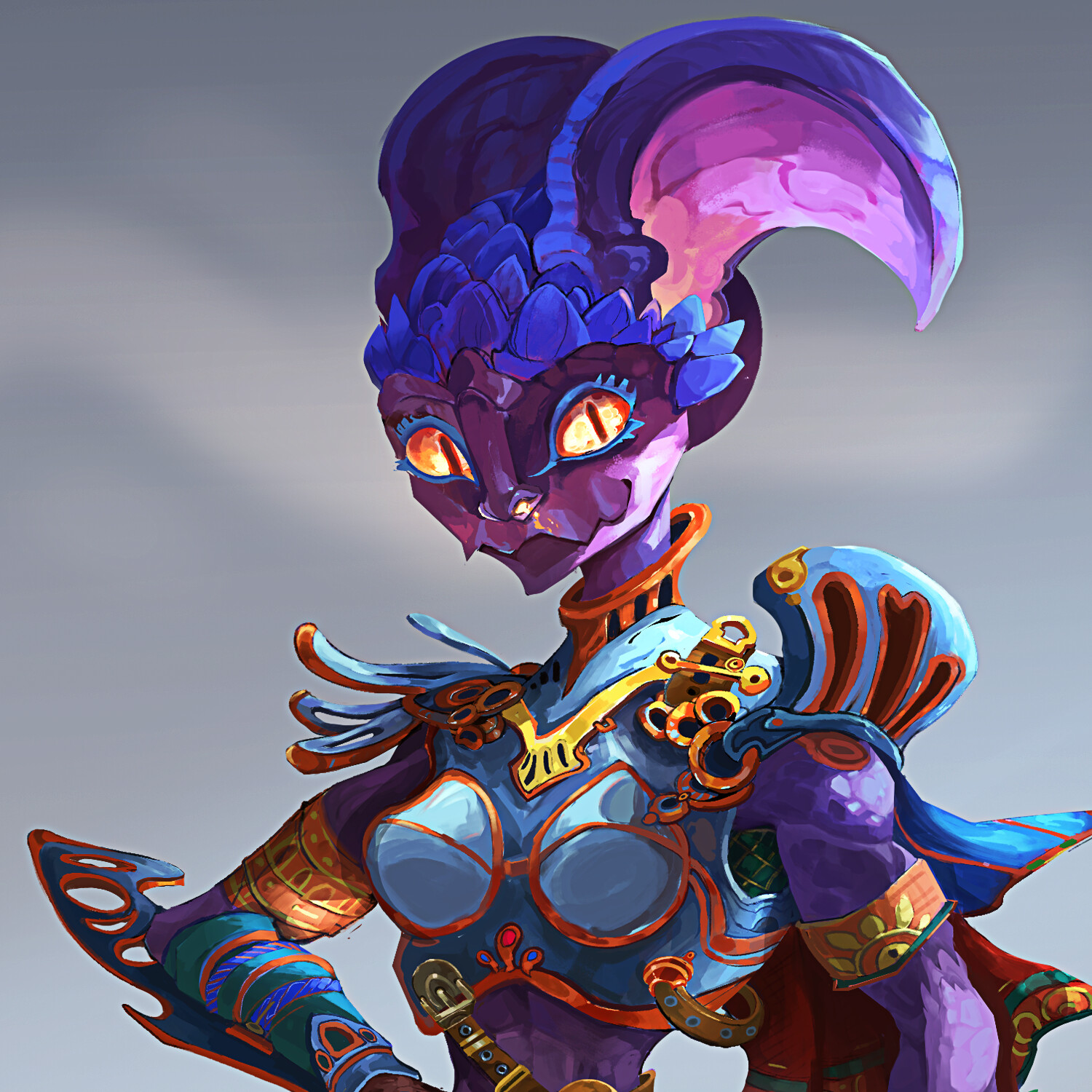 ArtStation - Eruda the night royal guard