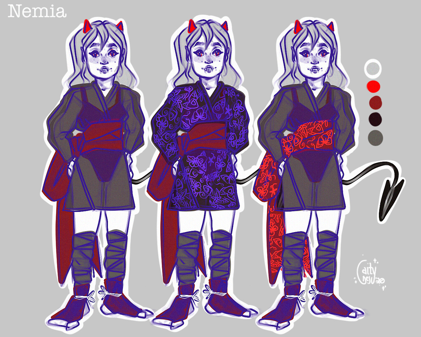 ArtStation - Freelance Work - DND Character Design, Alzaren and Nemia.