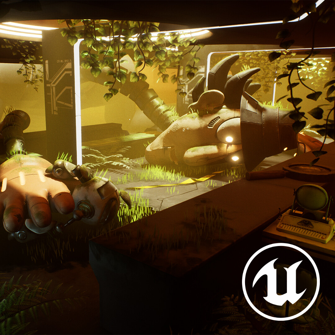 ArtStation - Inspector Gadget - Post Apocalyptic environment - UE5