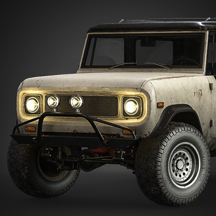 ArtStation - International Harvester Scout 800
