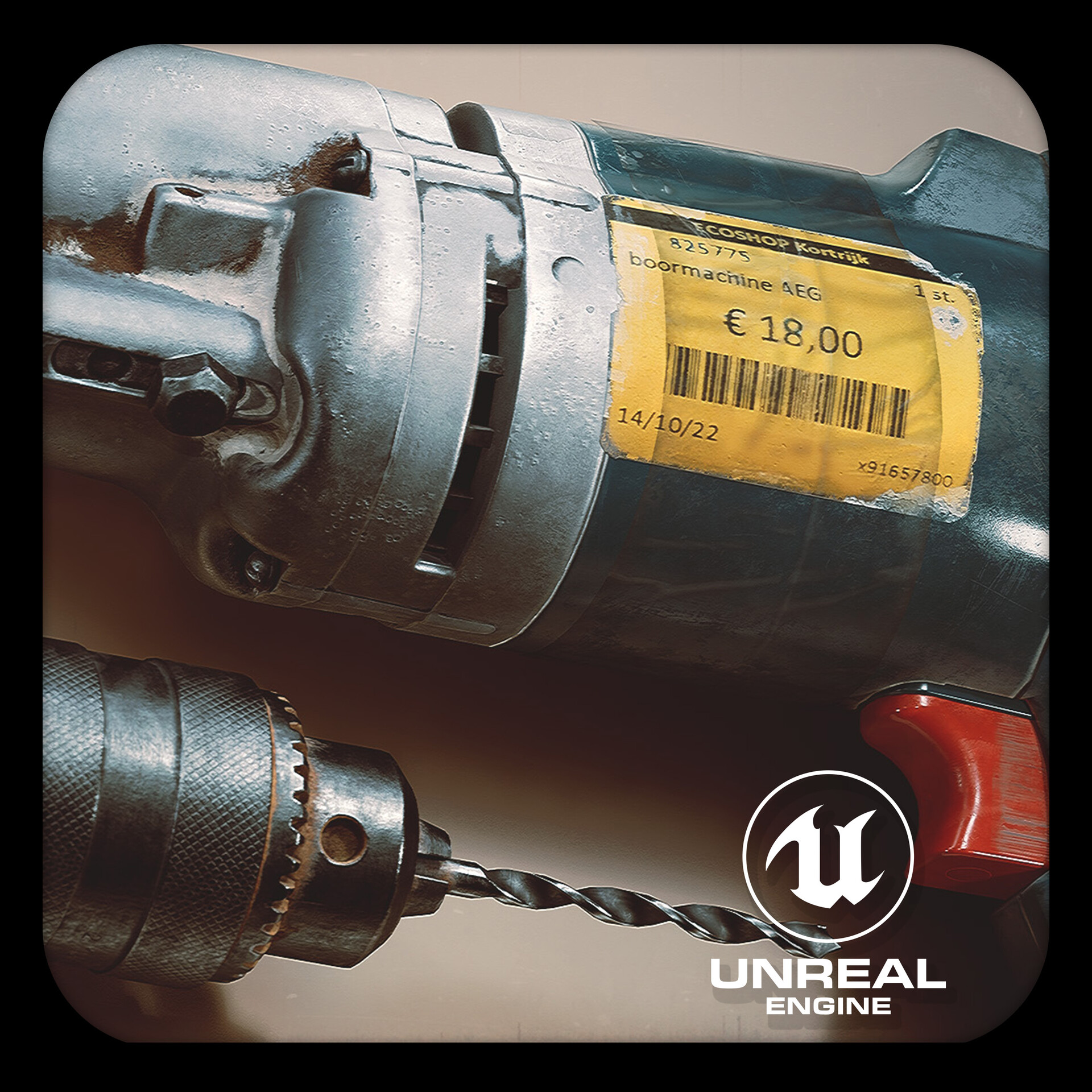 ArtStation - Vintage Drill | Real time Game Ready Asset