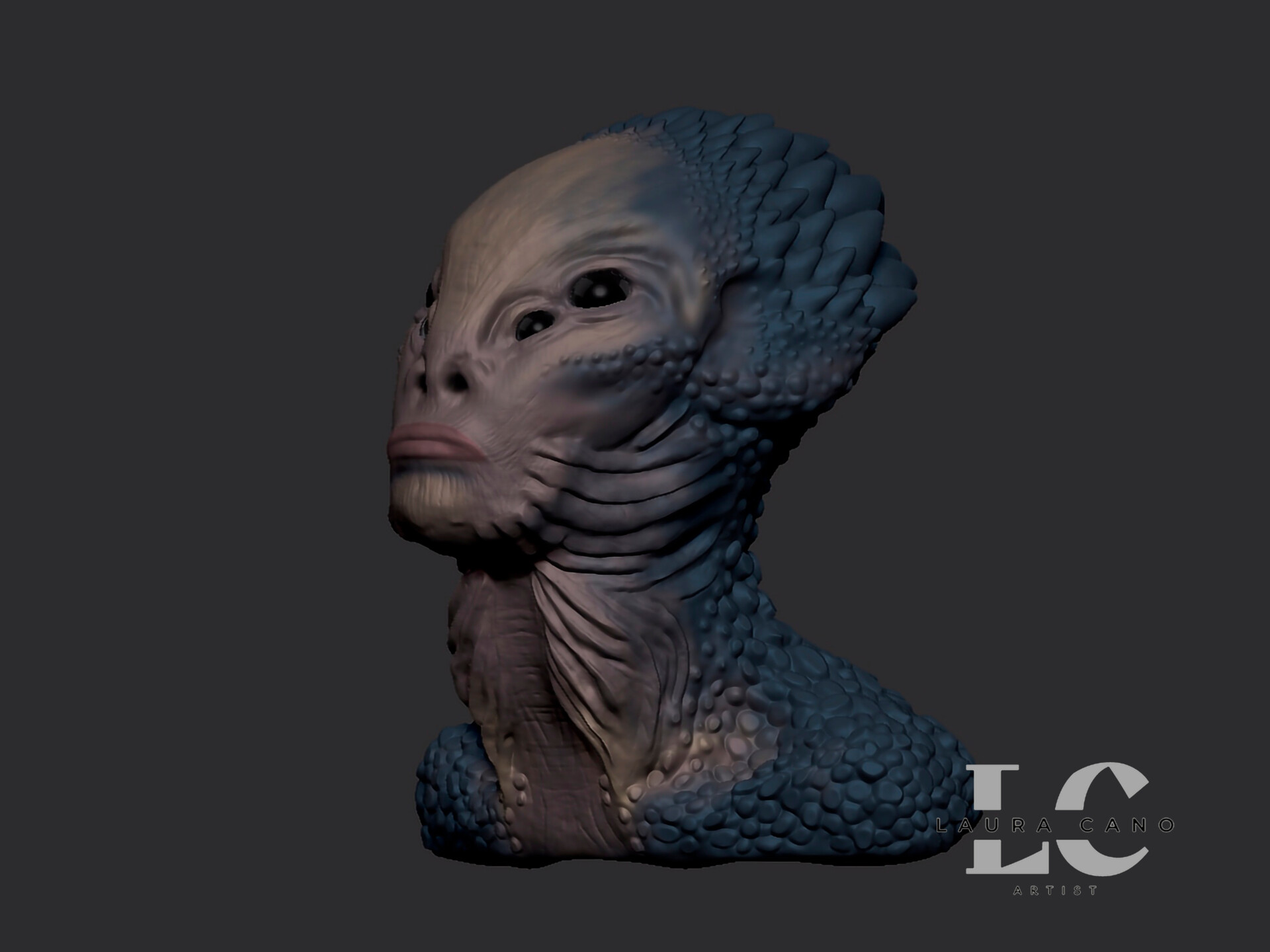 ArtStation - Sea Creature Bust