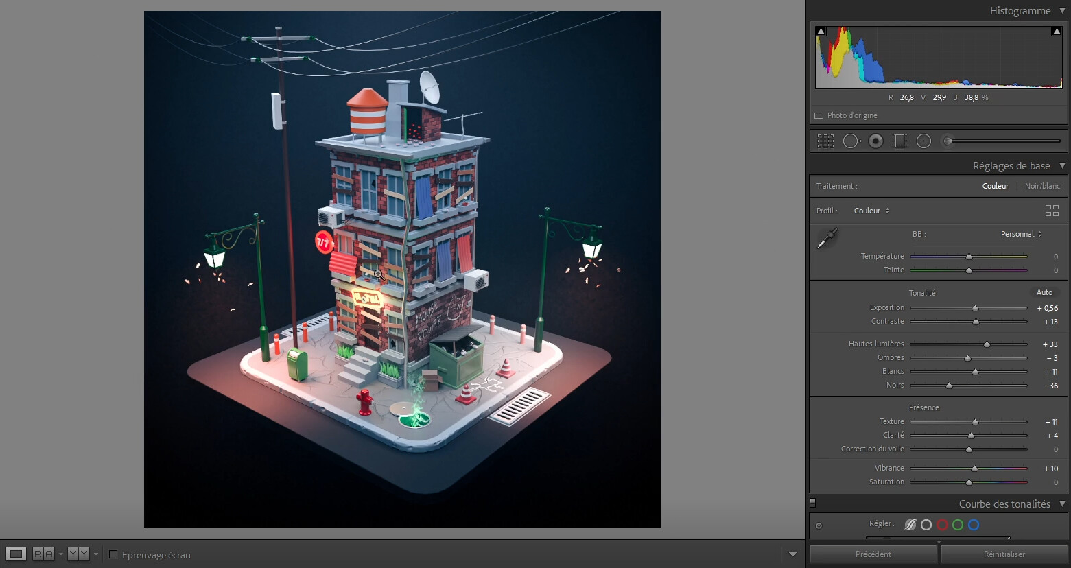 ArtStation - Modélisation - Immeuble cartoon