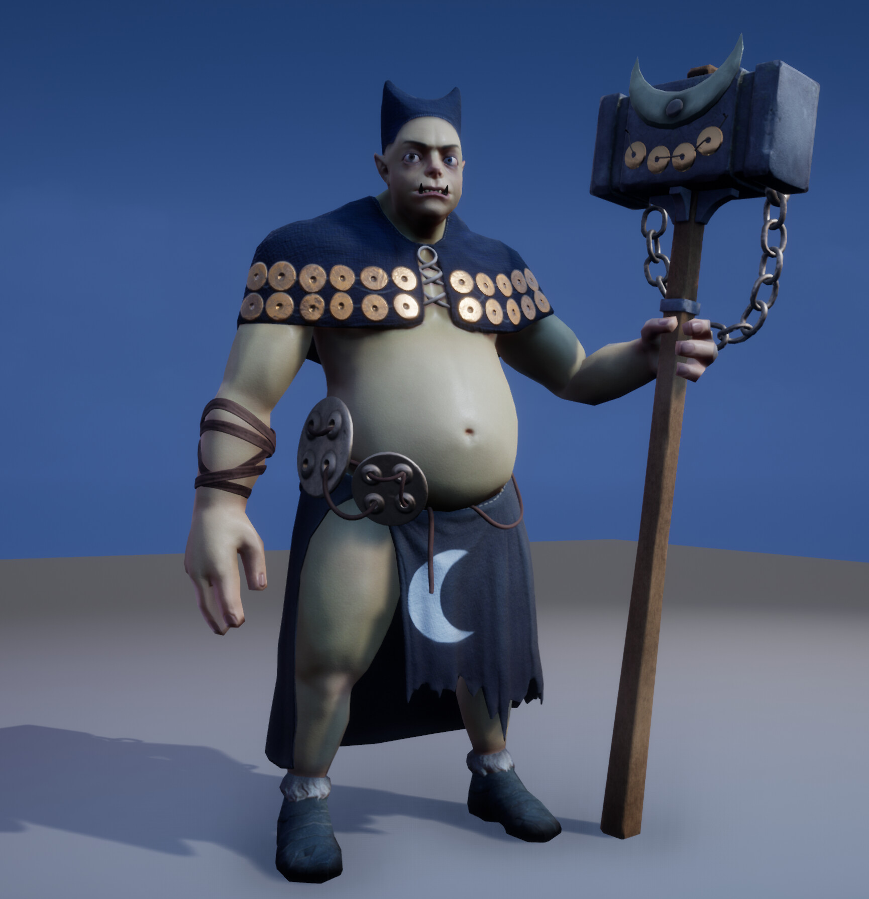ArtStation - Moon Tribe Ogre - 3D Character