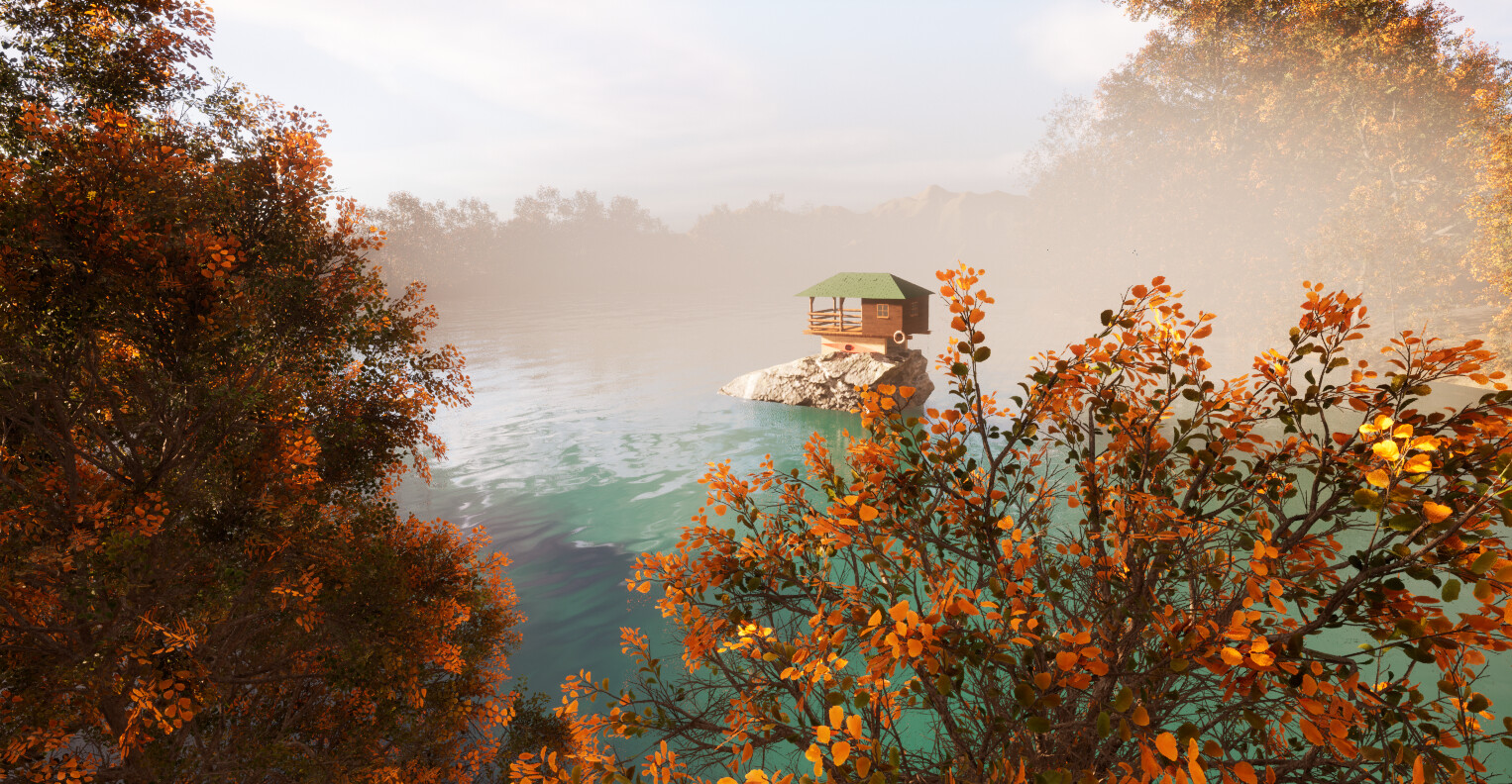 ArtStation - Drina River House - Unreal Engine 5