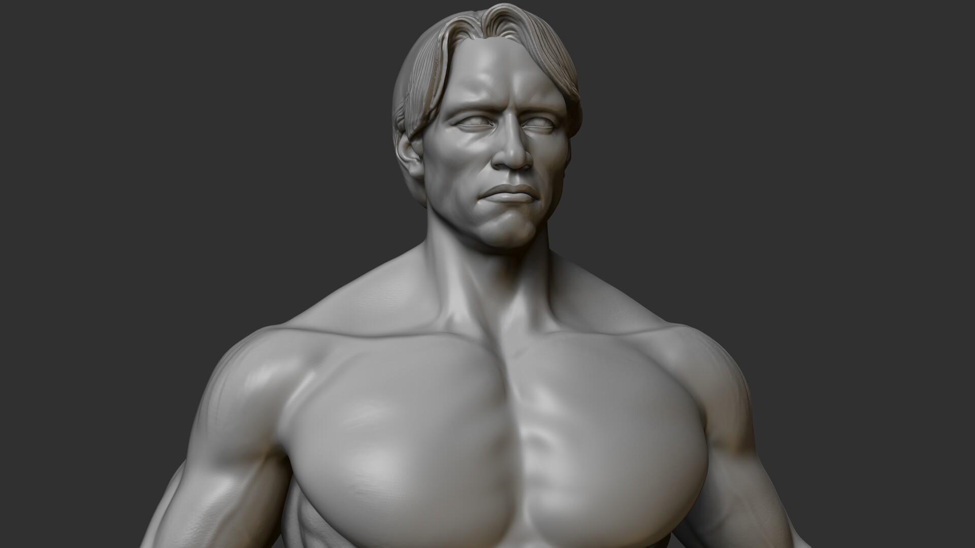 ArtStation - Arnold Schwarzenegger Anatomy Work in progress