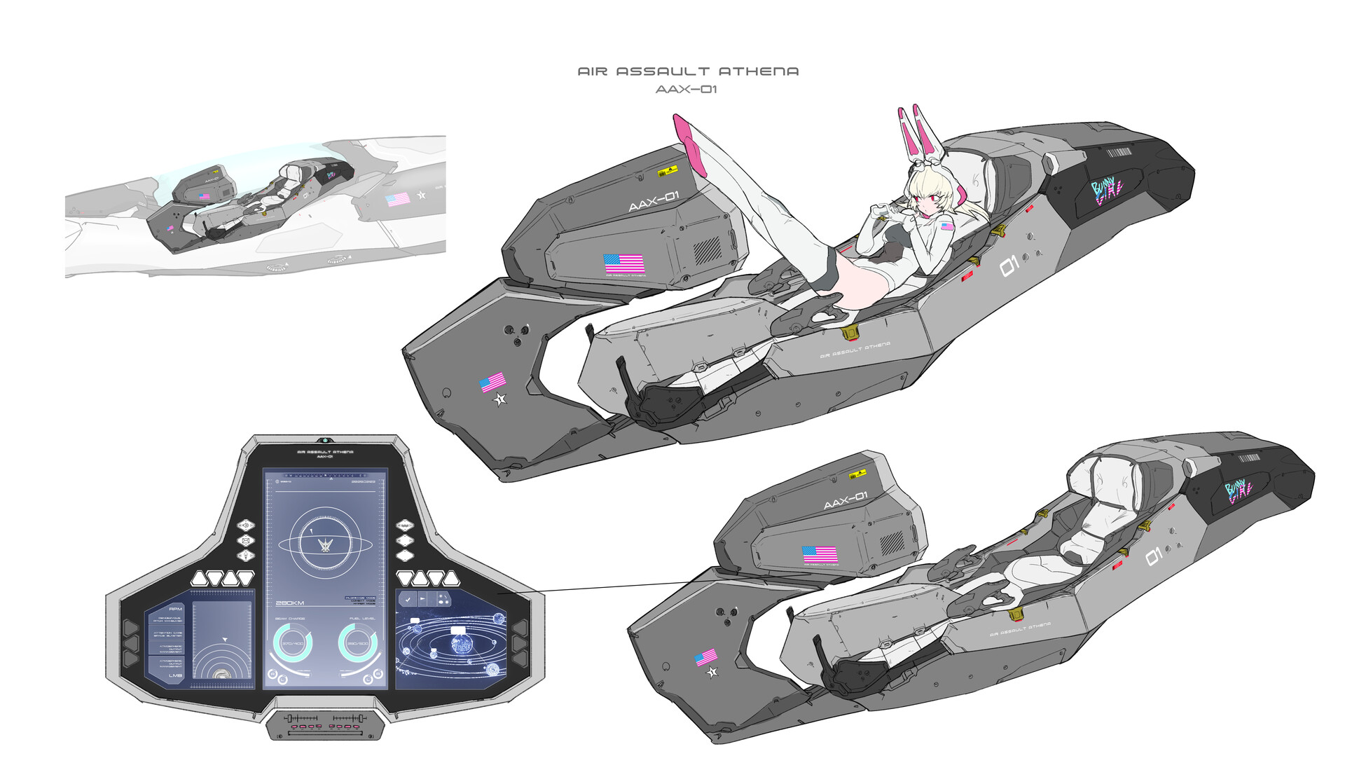 ArtStation - AIR Assault Athena