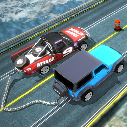 ArtStation - Chained Cars Racing Rampage