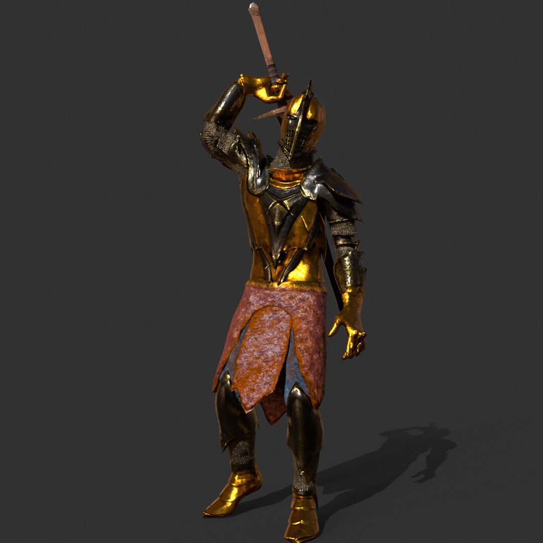 ArtStation - Lord of War Mercenary Armor (For the Game: Talons Blade ...