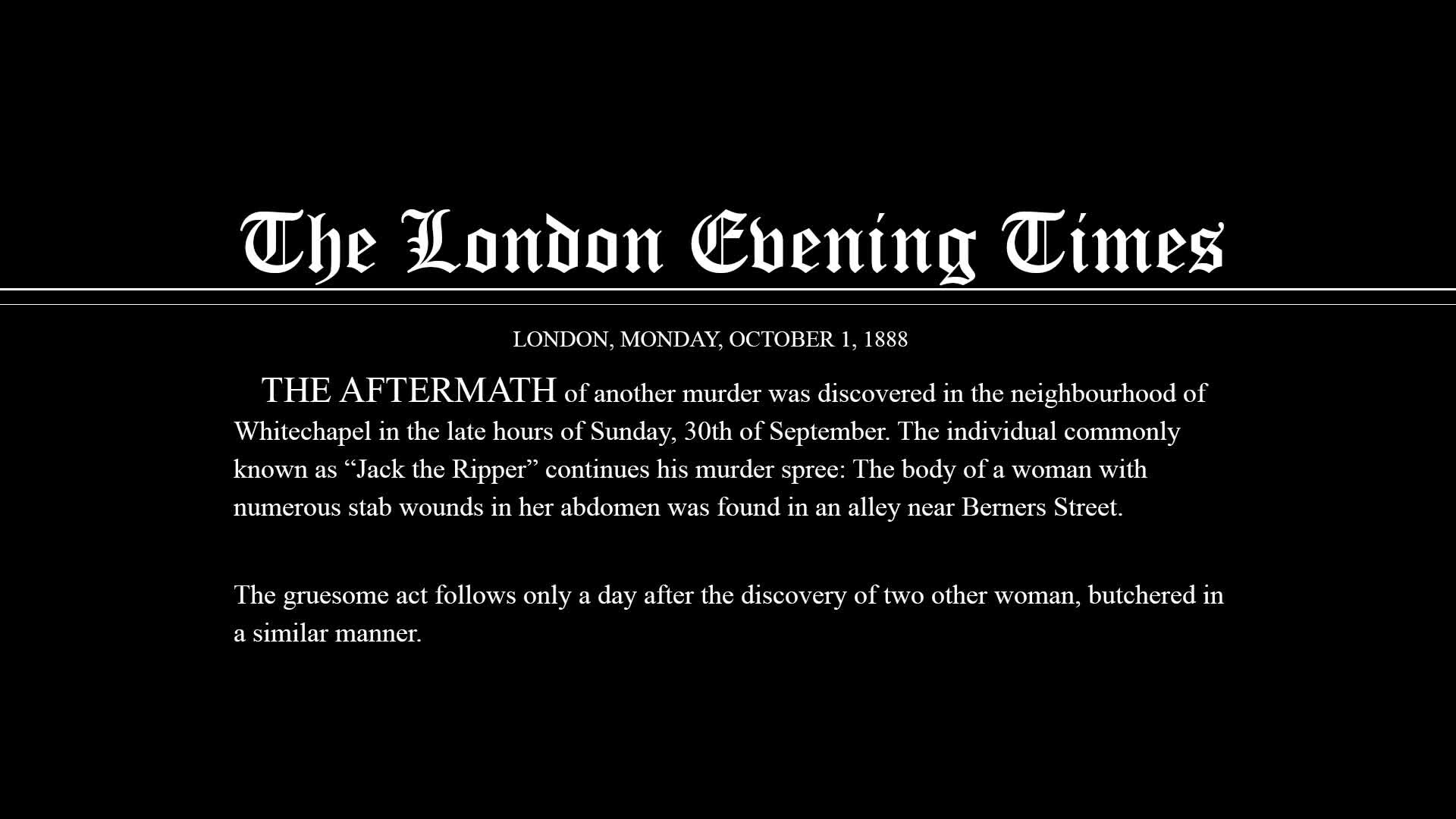 ArtStation - The Aftermath - Teaser trailer