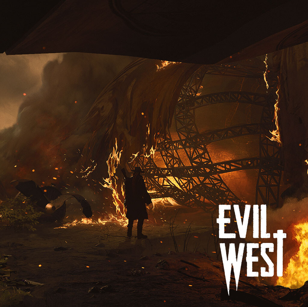 ArtStation - Destroyed airship - Evil West