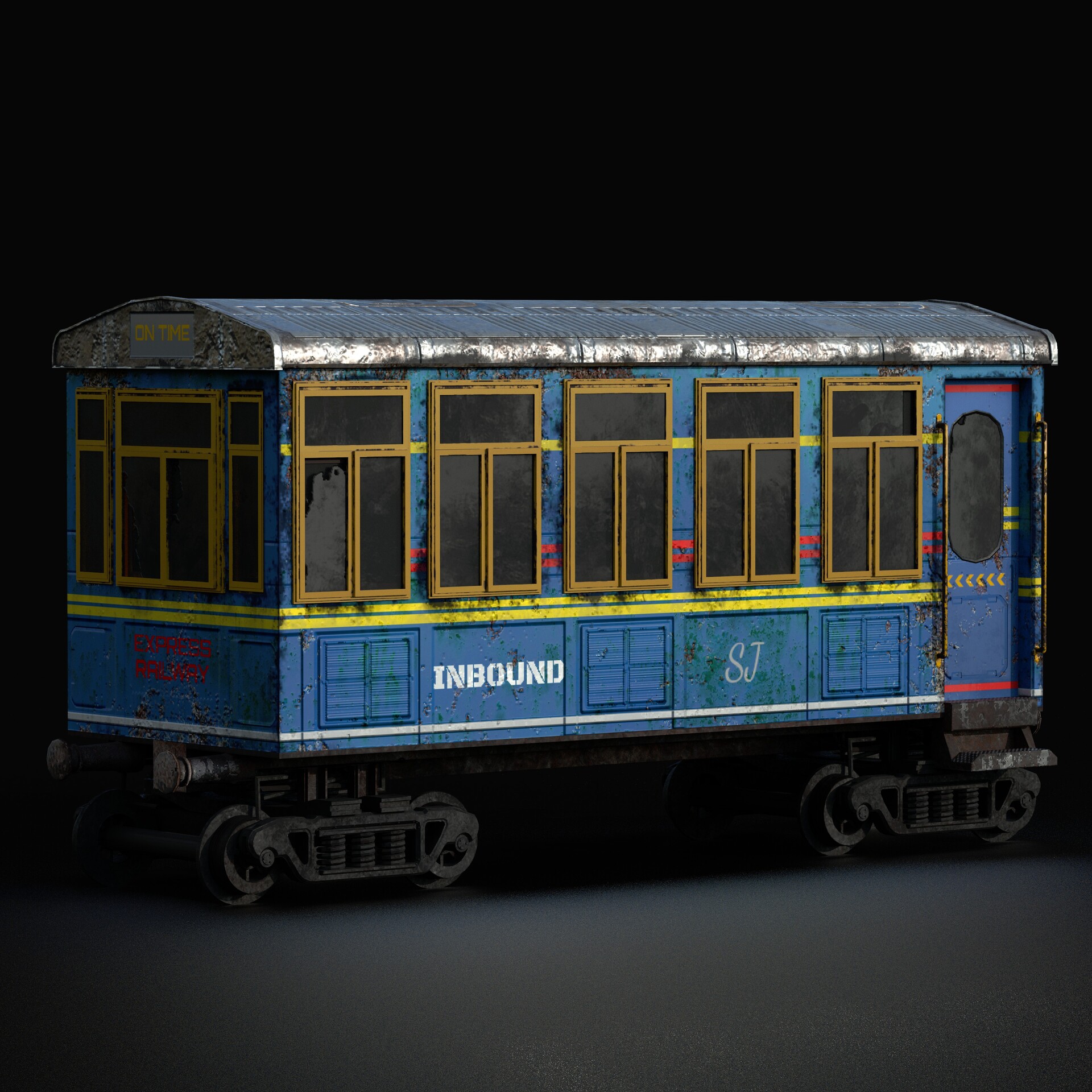 ArtStation - Retro Train