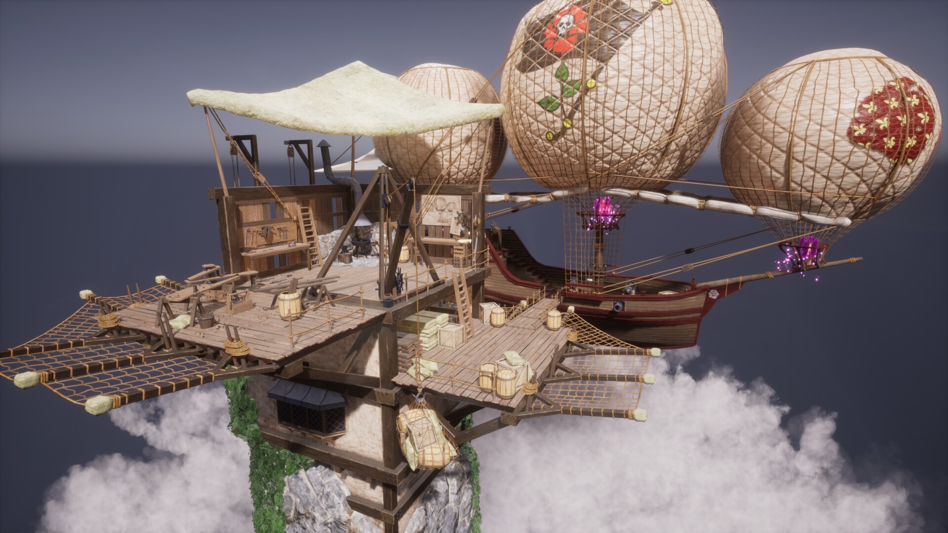 ArtStation - Skyport - Shipwright and Sloop