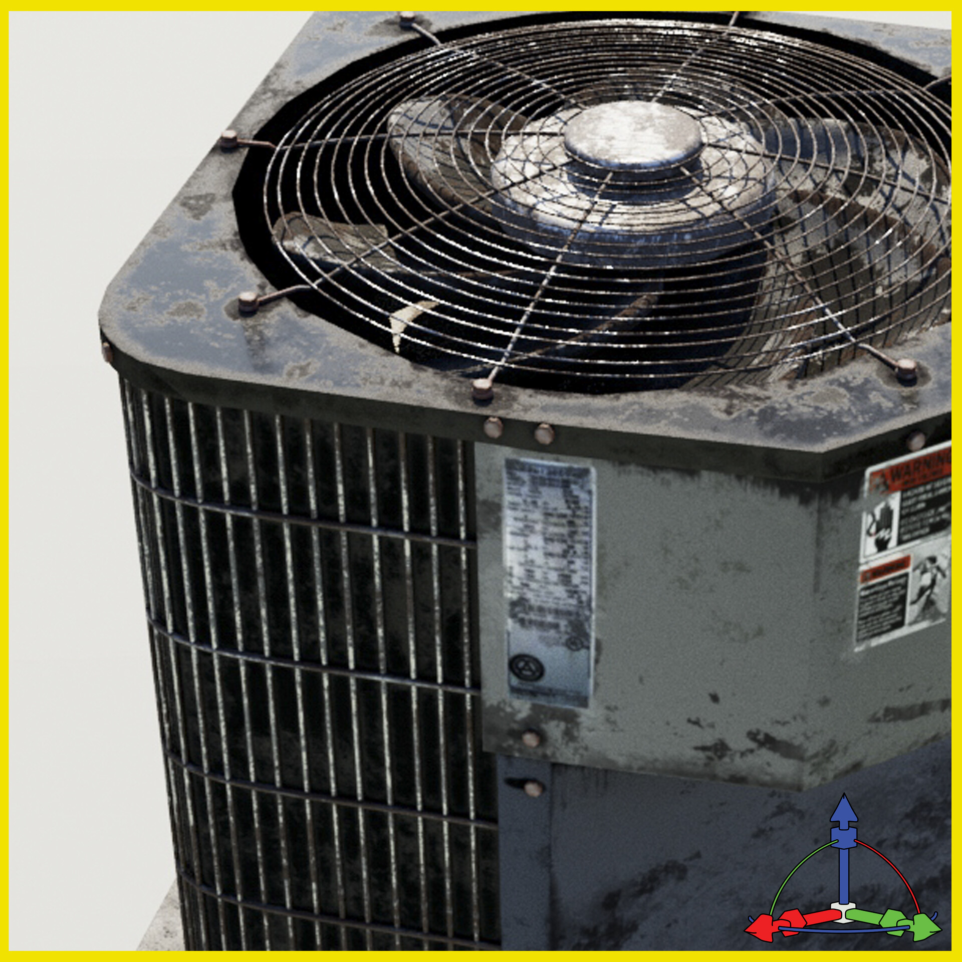 ArtStation - Old Air Conditioner