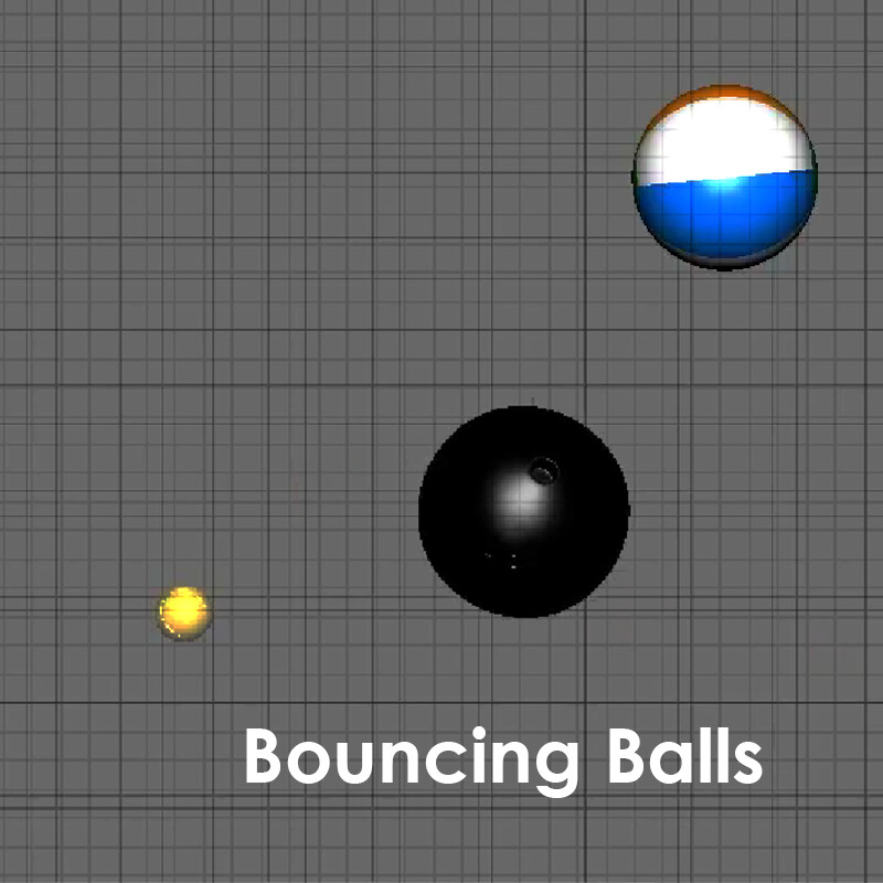 ArtStation - Bouncing Balls (Animation Exercise)