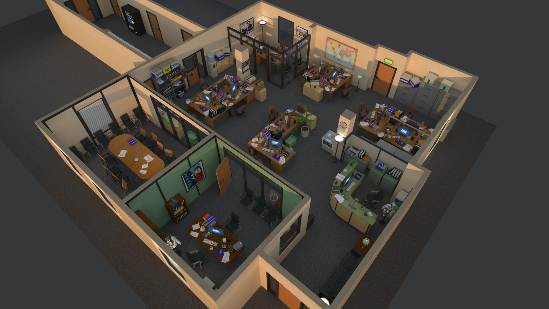 ArtStation - The Office (TV Show) 3d Model