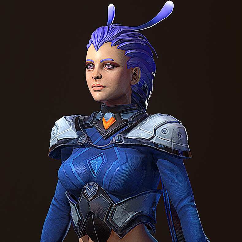 ArtStation - AAA 3D Character - the taste of water (workflow)