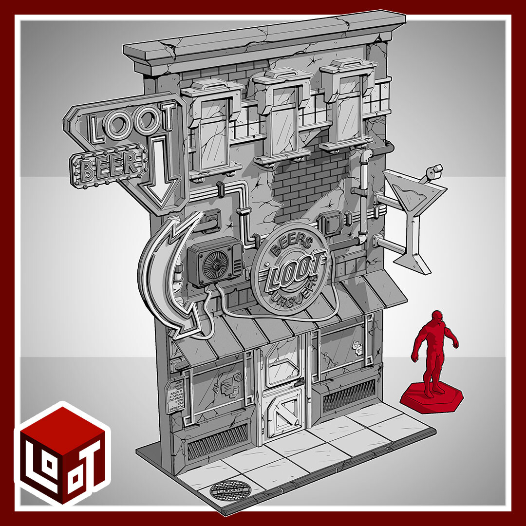 ArtStation - Store Fronts - Overclock Crisis