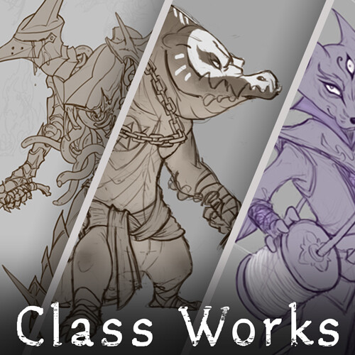 ArtStation - Collection of Class Works