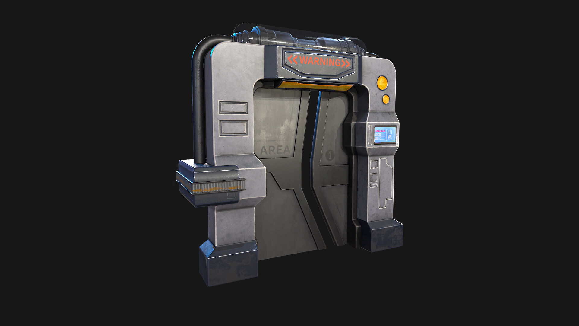 ArtStation - Sci-Fi door