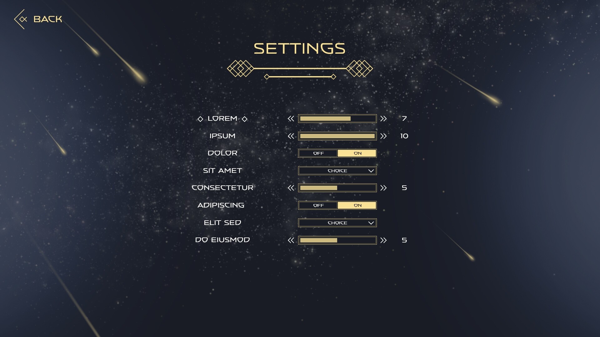 ArtStation - Game UI example