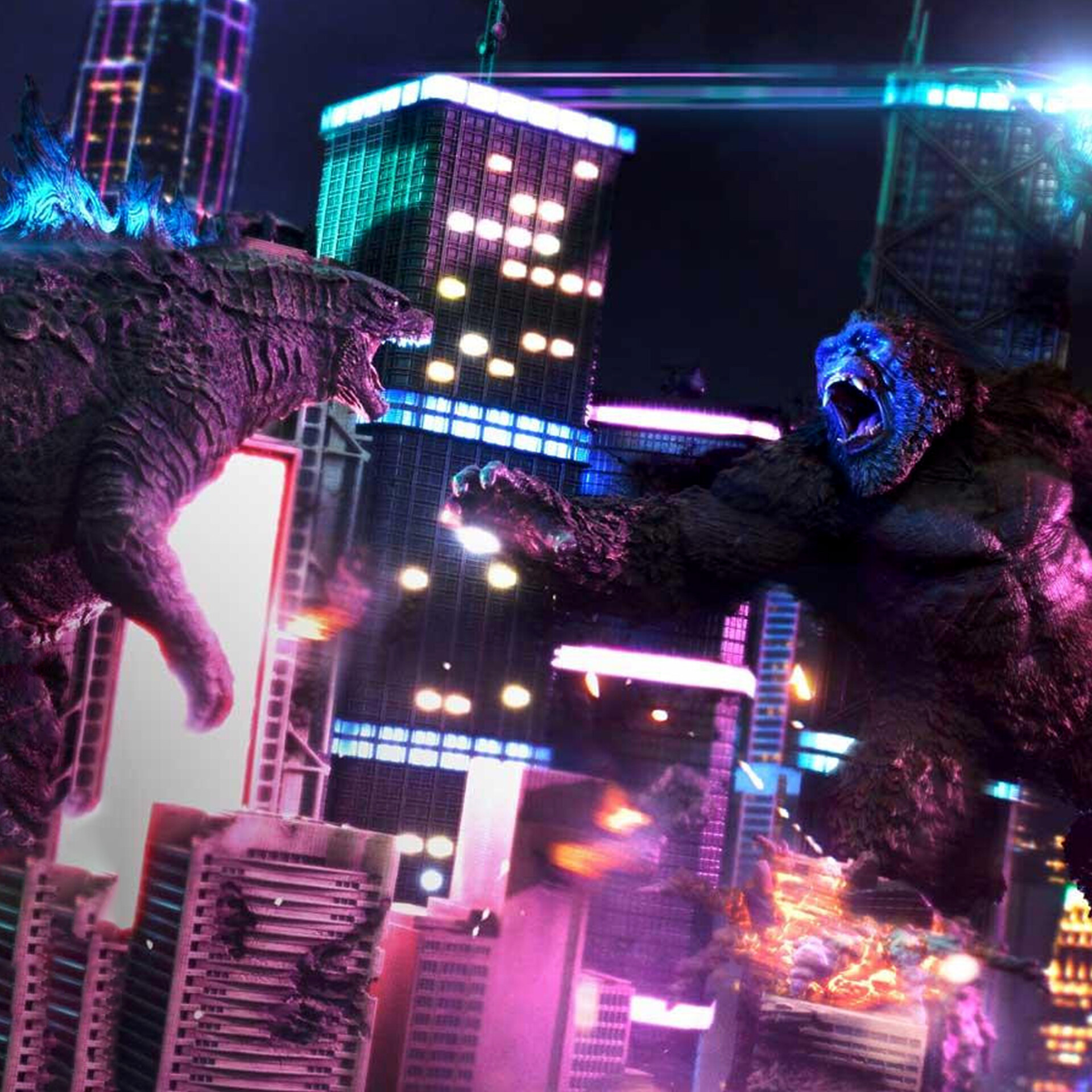 ArtStation - Godzilla vs Kong (Diorama) - Prime 1 Studio