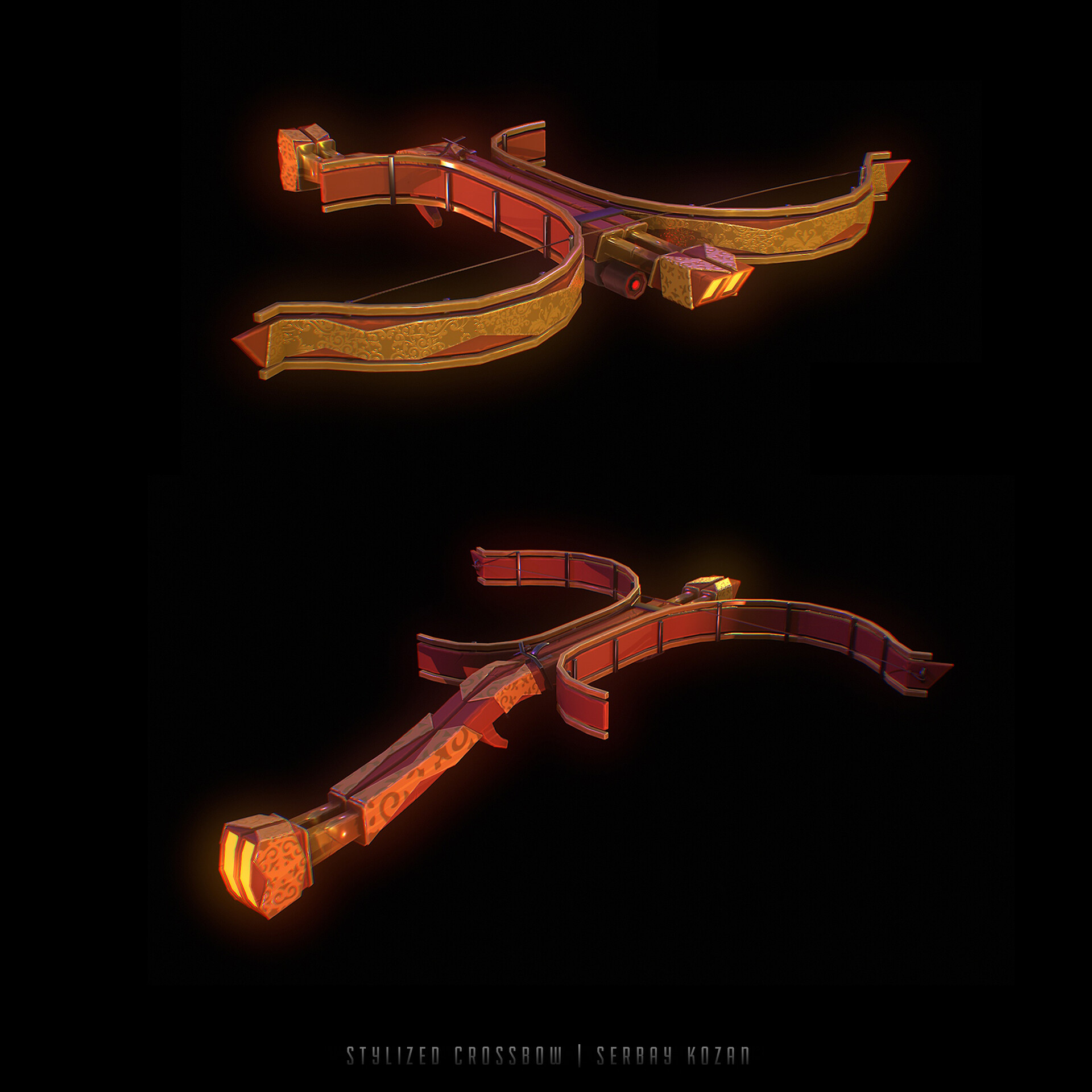 ArtStation - Stylized Crossbow
