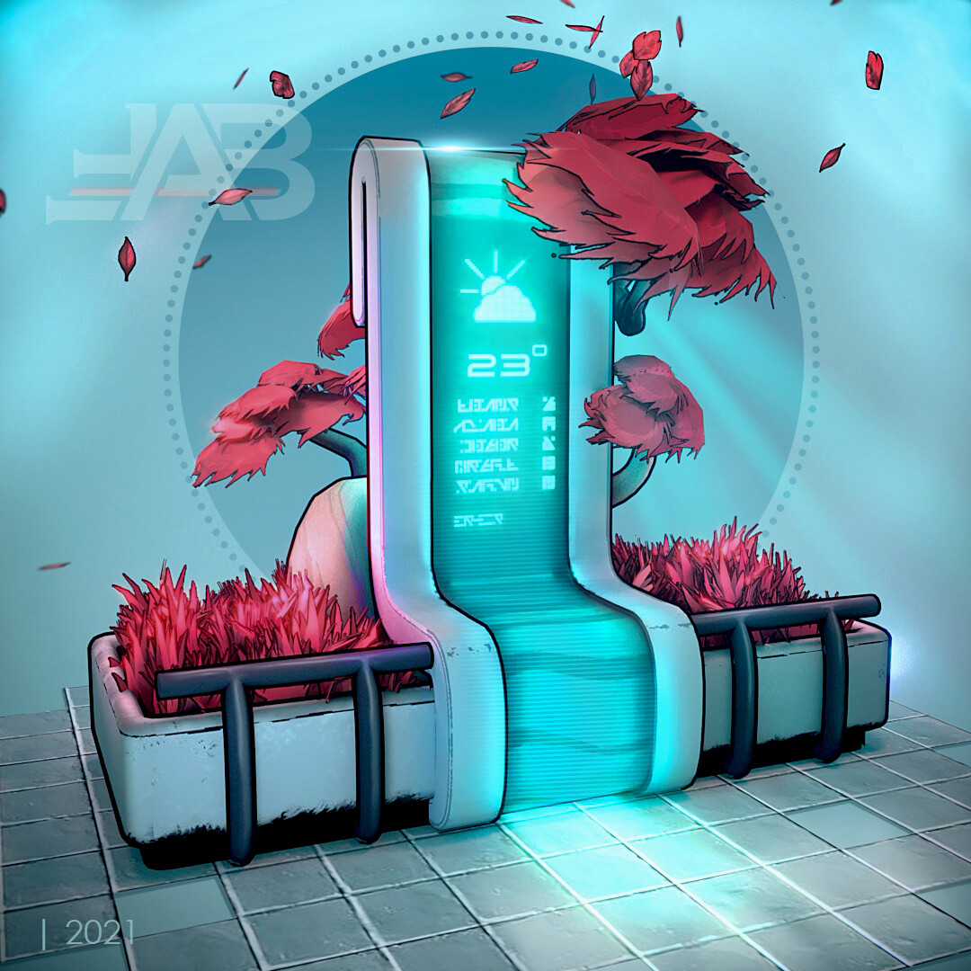 ArtStation - Stylized Sci-fi Prop