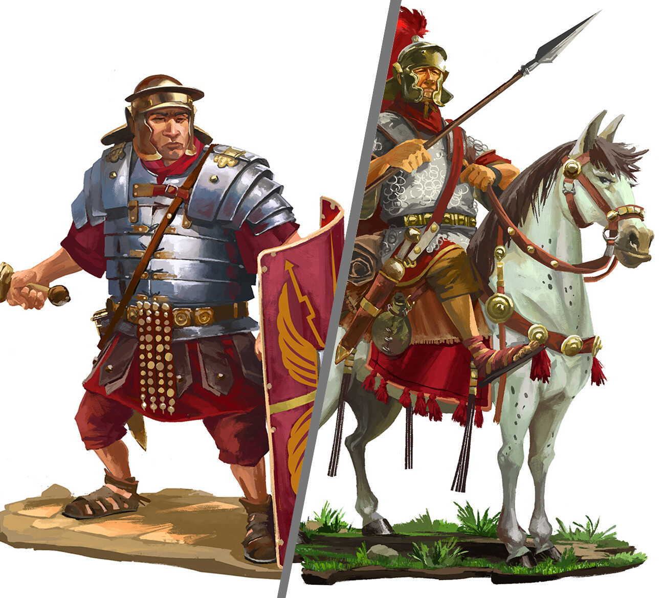 ArtStation - Project Castrum - Legionary Character Sketch #1 (Revised)