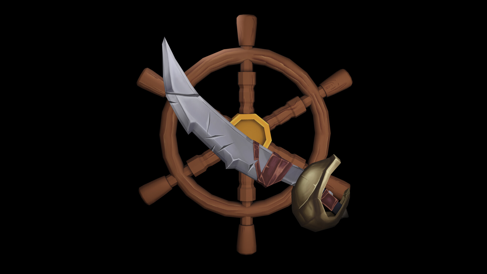 ArtStation - Pirate Sword Game Icon