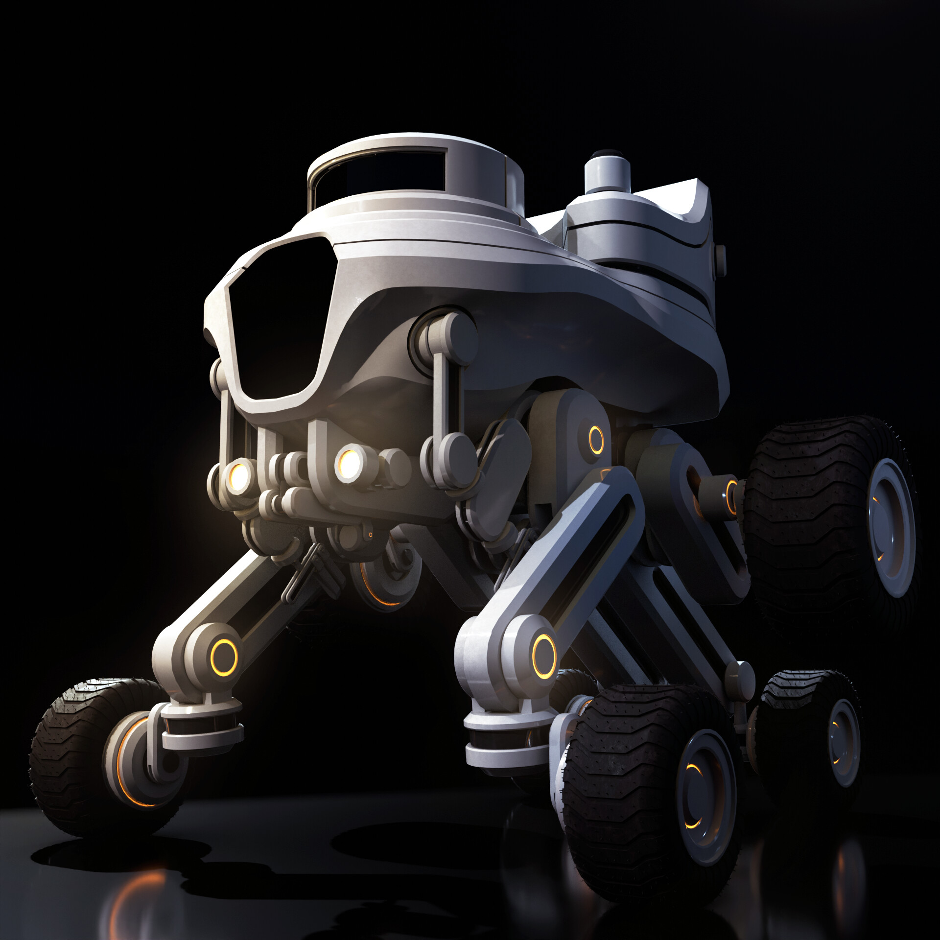 ArtStation - High Tech Space Rover