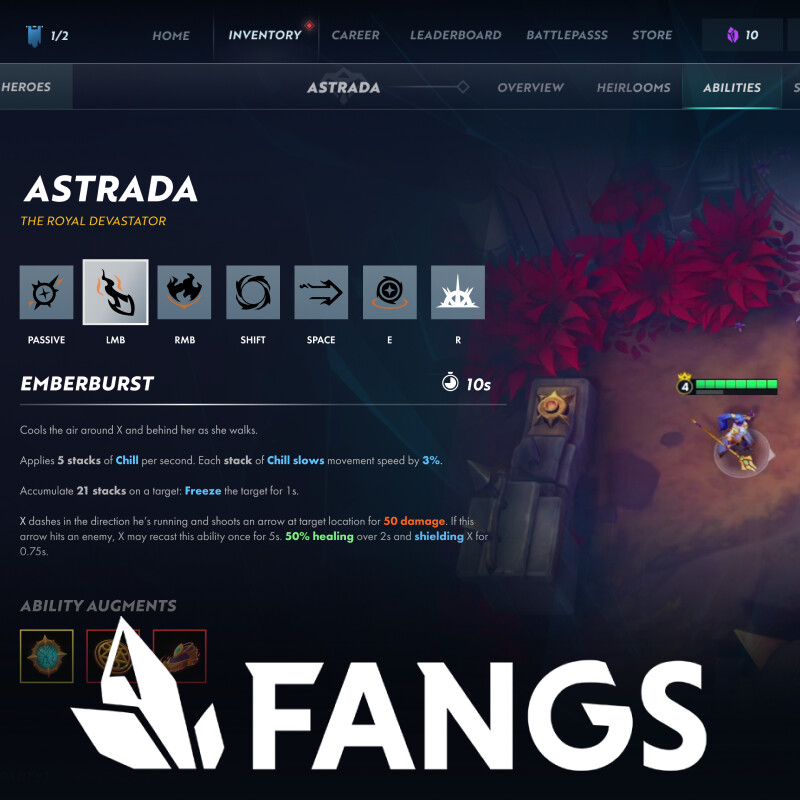 ArtStation - FANGS Game Client - Hero Abilities