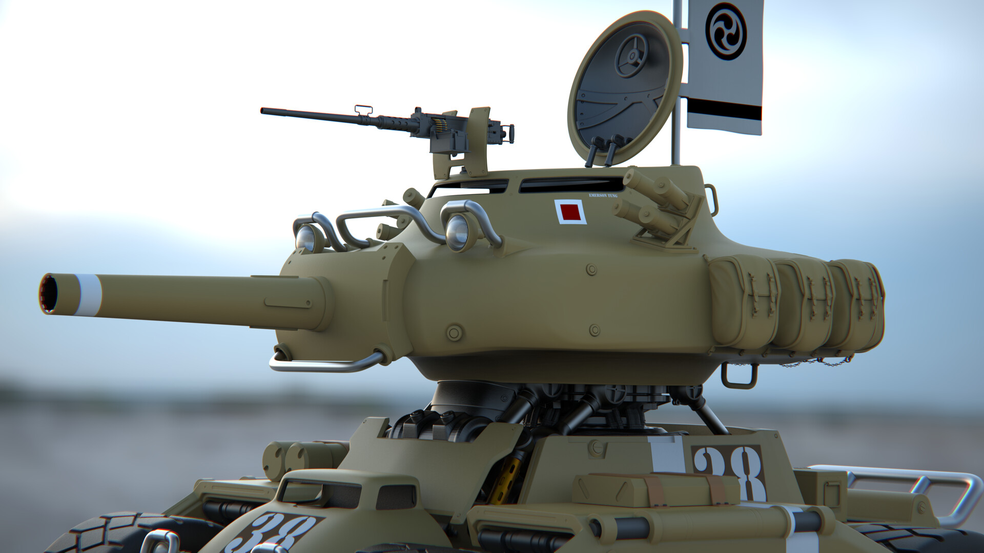 ArtStation - Tankhead Type 75 Light Tank