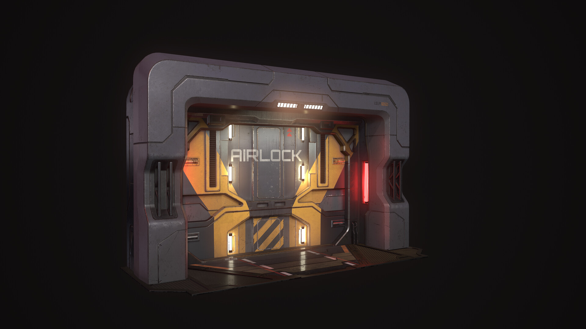 ArtStation - Sci-fi door
