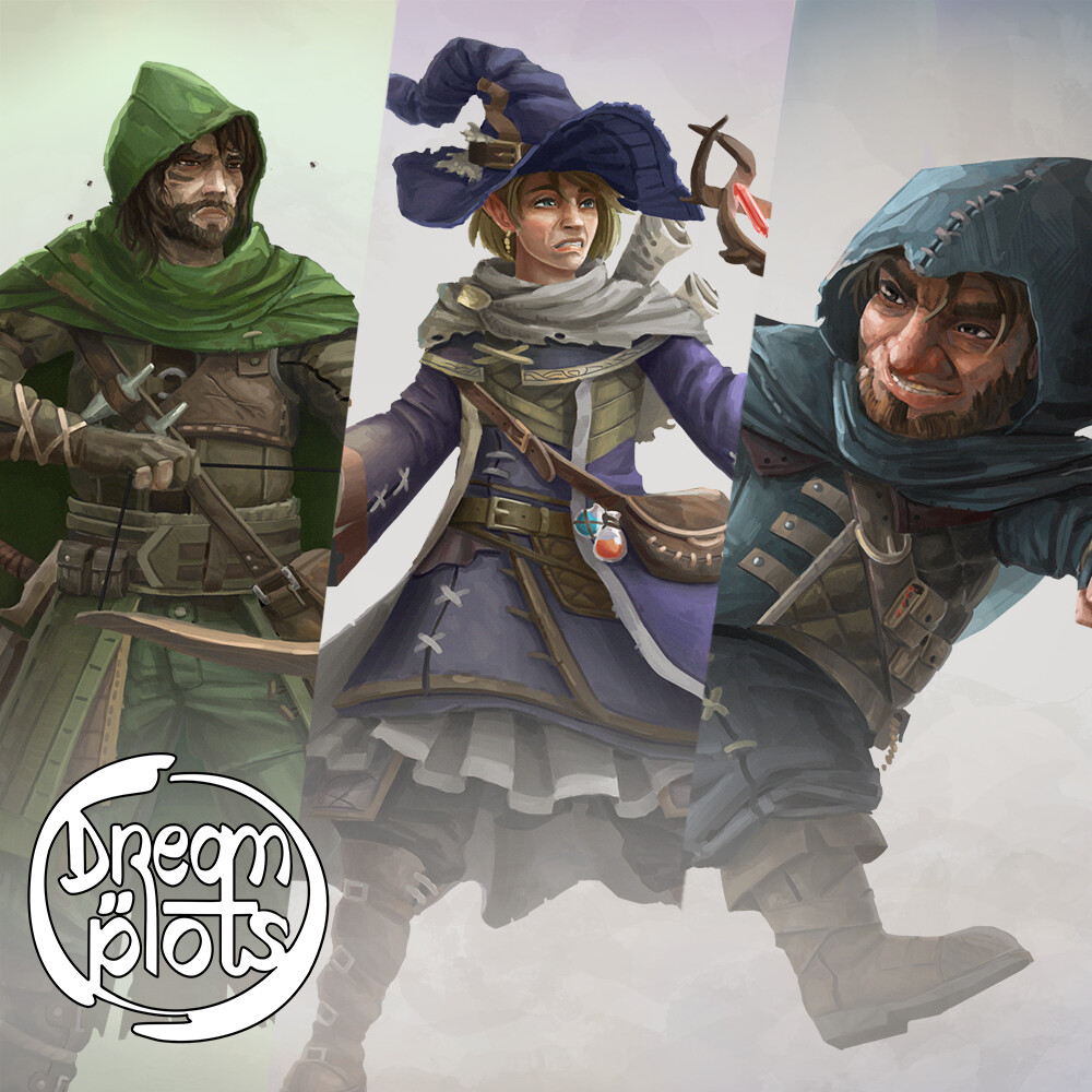 ArtStation - Heroes - Villainous Champions of the Shadow Keep