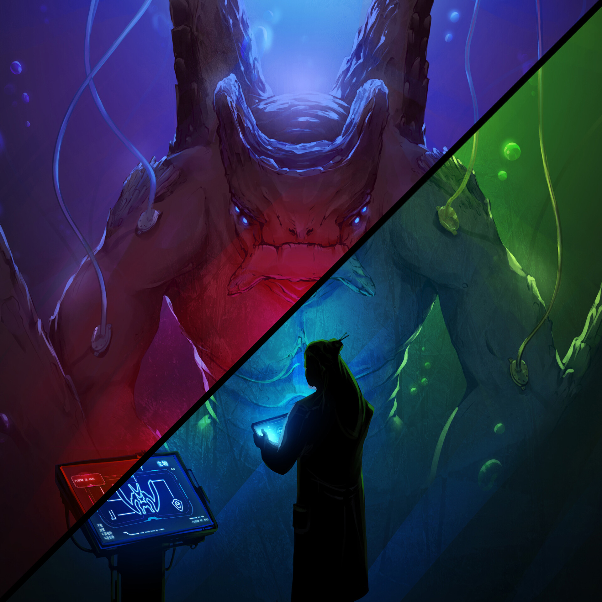 ArtStation - Shield Chimera Illustration