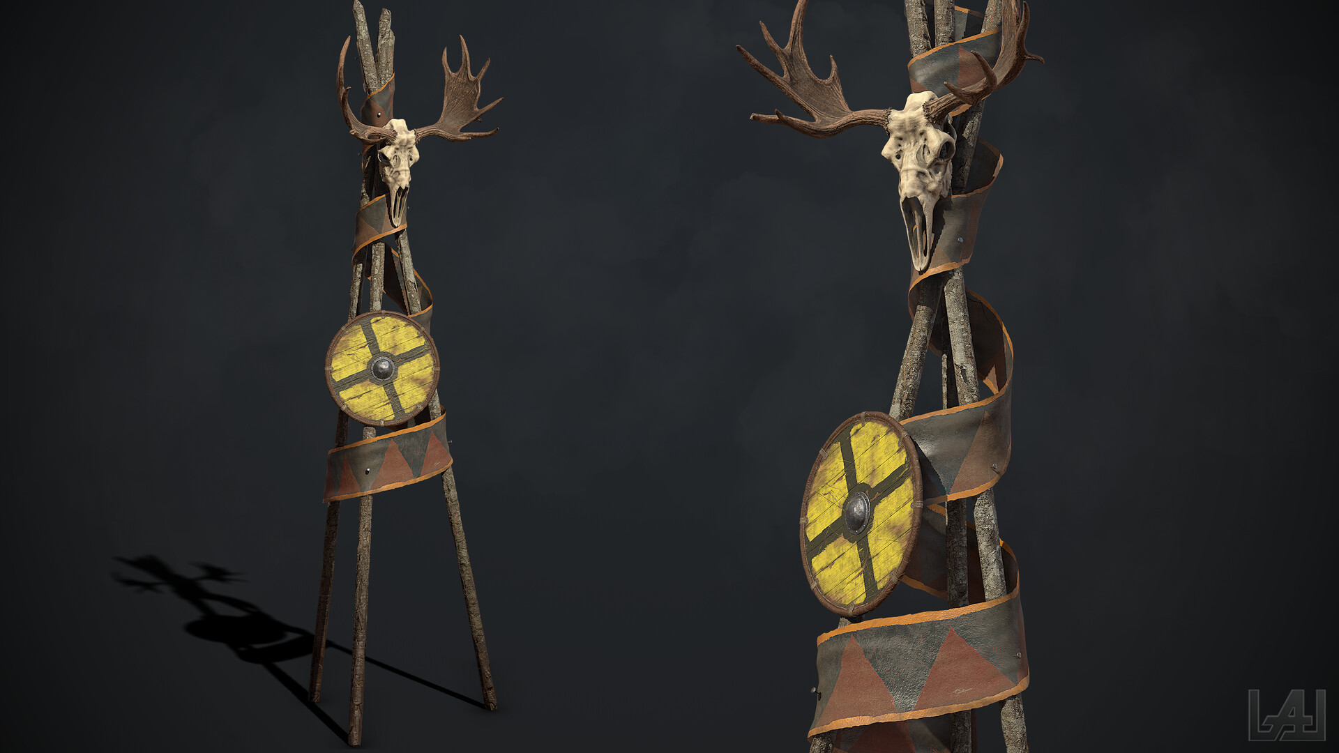 ArtStation - Viking hut - Props