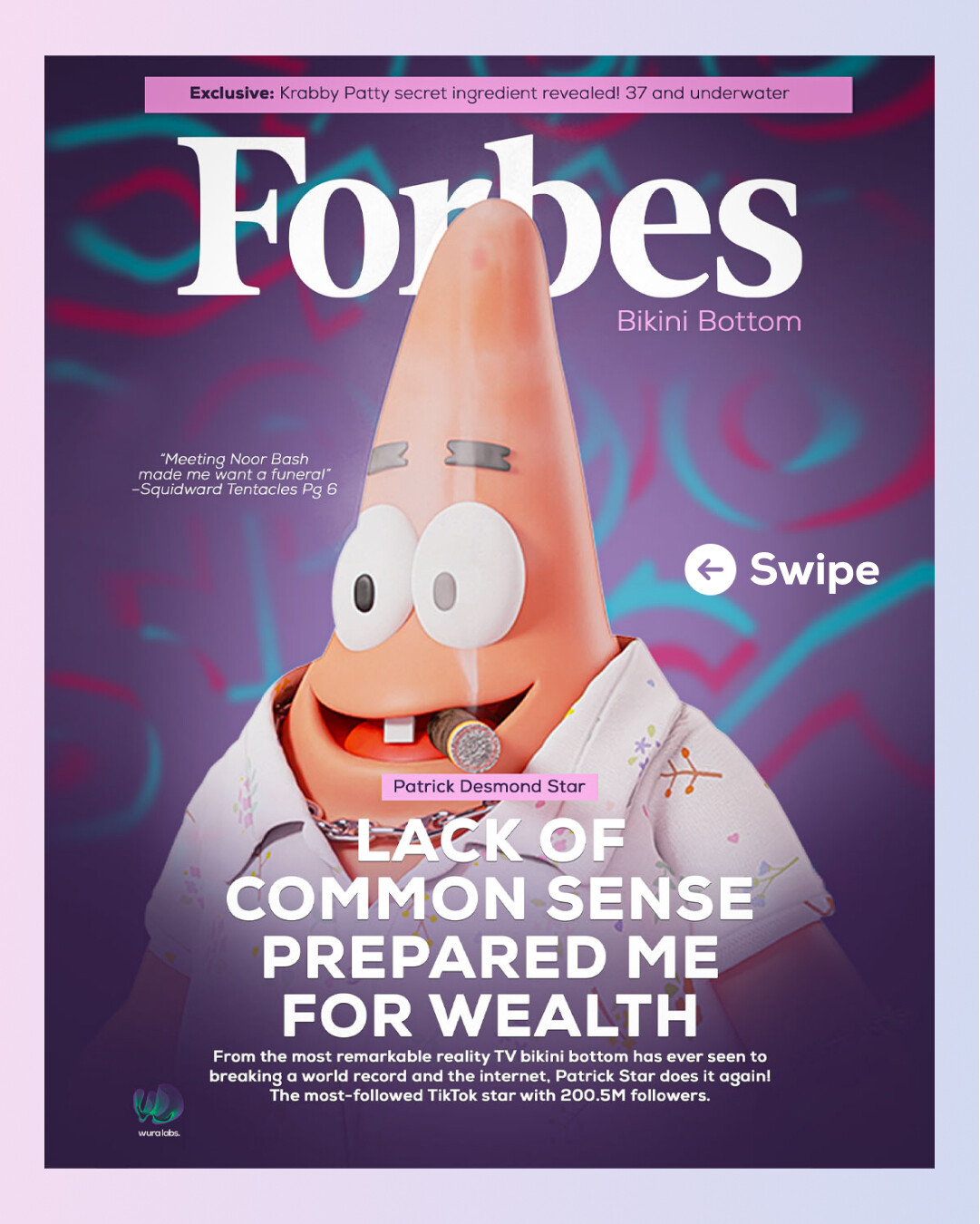 ArtStation - Patrick star the tiktok influencer