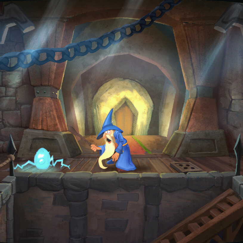 ArtStation - Wizard - Spine animation