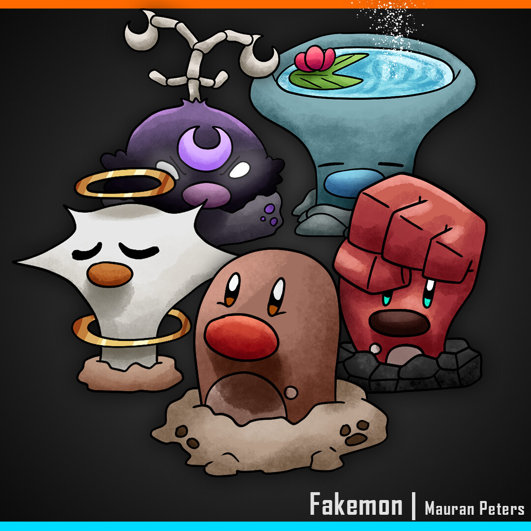 ArtStation - Nether region - fakemon 5