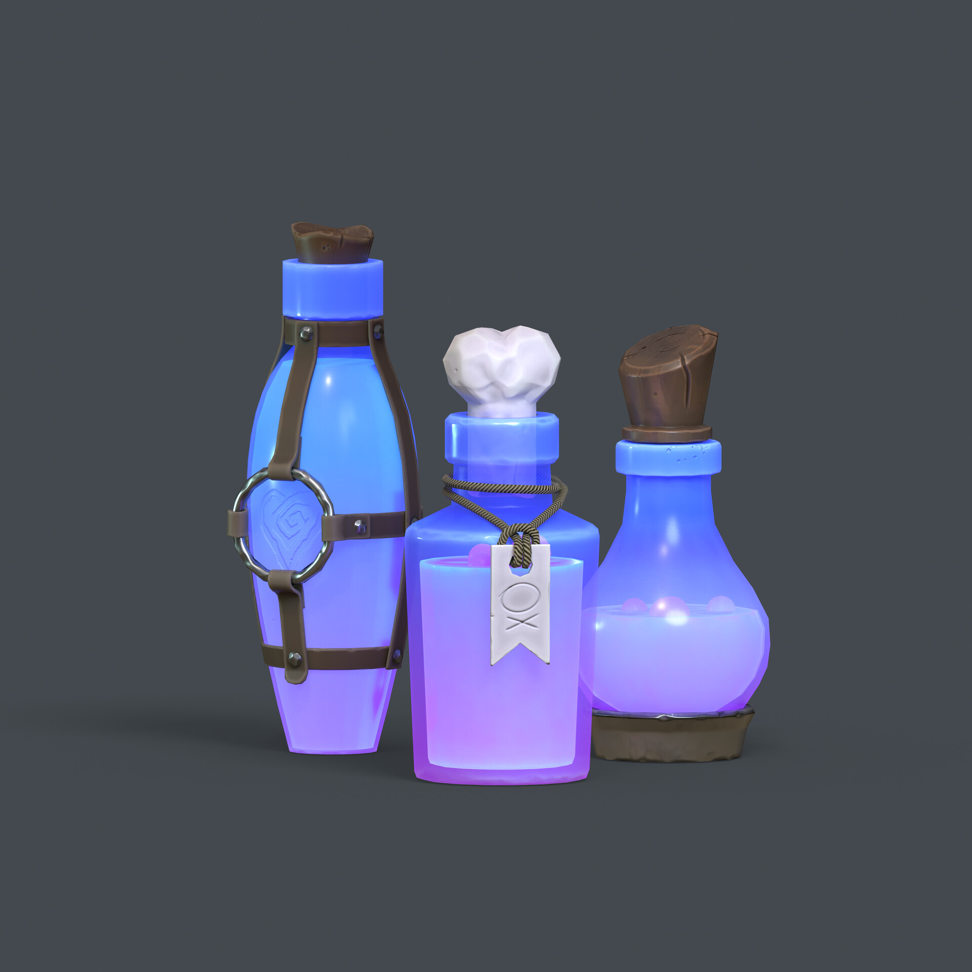 ArtStation - Stylized Magic Potions