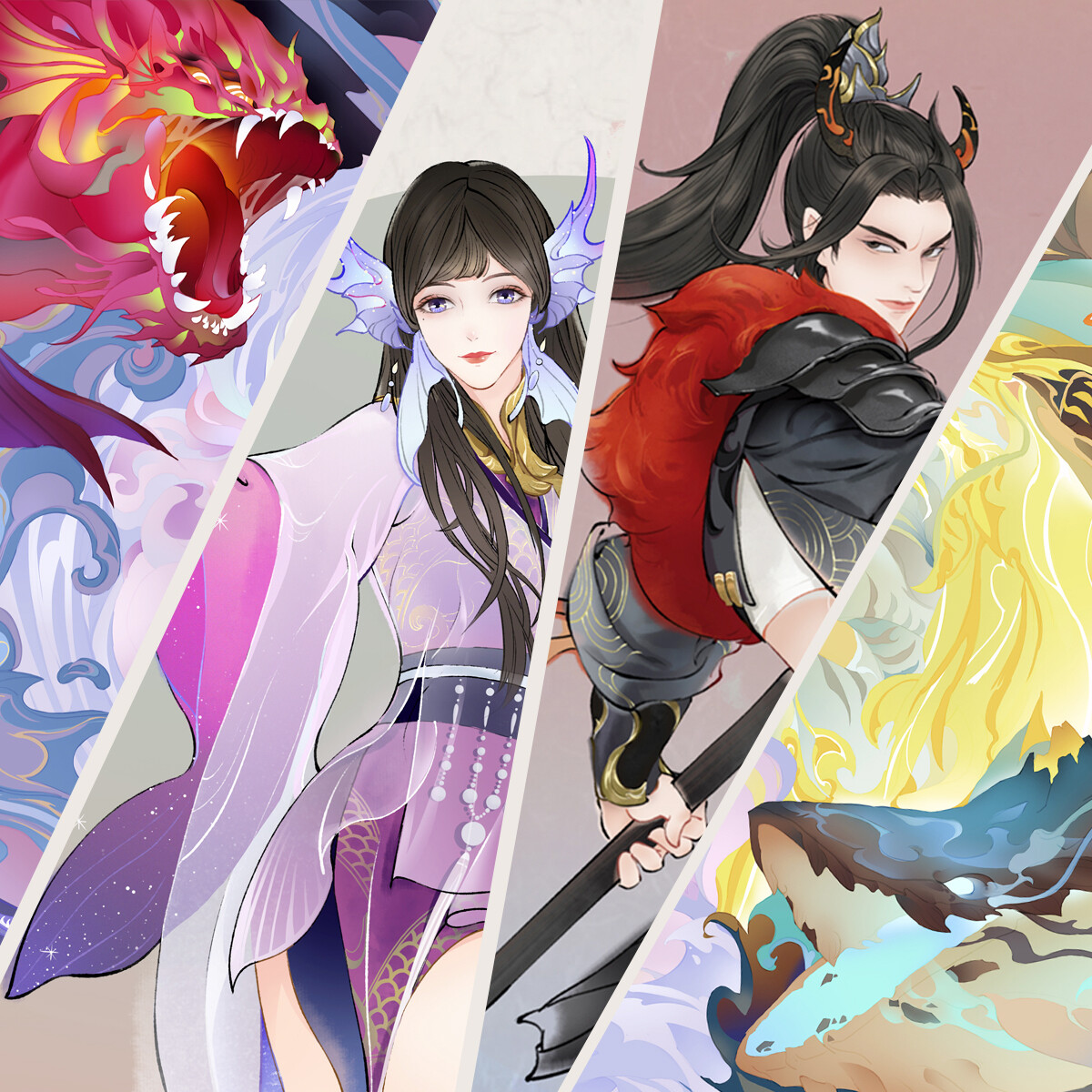 ArtStation - key vision design and main character design for game ...